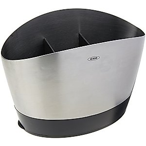 OXO Good Grips Stainless Steel Utensil Holder 8.4" x 4.75" x 6.25"