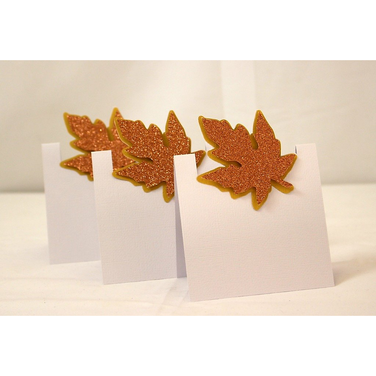All About Details Copper Fall Leaf Place Cards, 12pcs