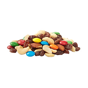 Amazon Brand Happy Belly Nuts, Chocolate & Dried Fruit and Roasted Salted Peanuts Trail Mix Bundle (3 Pounds)