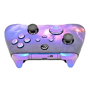 Designer Series Custom Wireless Controller for PC, Windows, Xbox Series X/S & One - Multiple Designs Available (Galaxy & Chameleon Inserts)