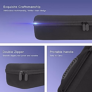 Carrying Case Compatible with Asus Ally and Steam Deck,Fit Charger AC Adapter,Portable Travel Carrying Case Pouch for Steam Deck Console & Accessories