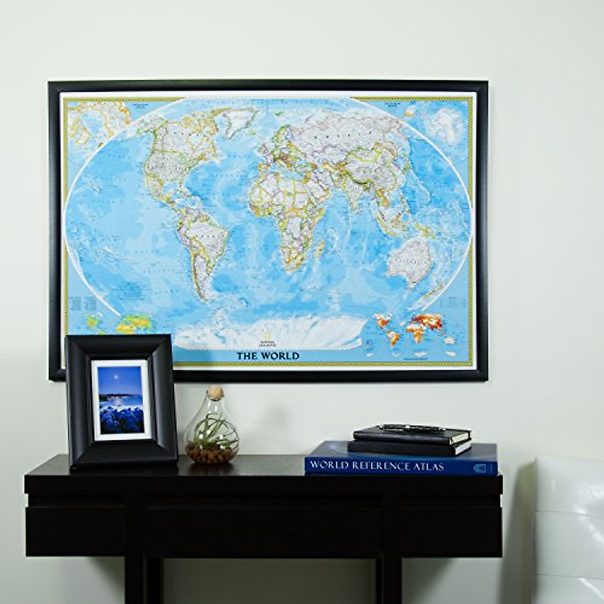 Craig Frames Wayfarer, Classic World Push Pin Travel Map
