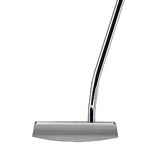 Bell II H-410 Half-Offset CNC Milled Oversize Blade Golf Putter + Tacki-Mac Jumbo Flat Top Grip (Left, 37)