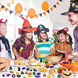 Anditoy 100 PCS Halloween Mochi Squishy Toys Squishies Halloween Toys for Kids Girls Boys Halloween Party Favors Halloween Treat Bags Gifts