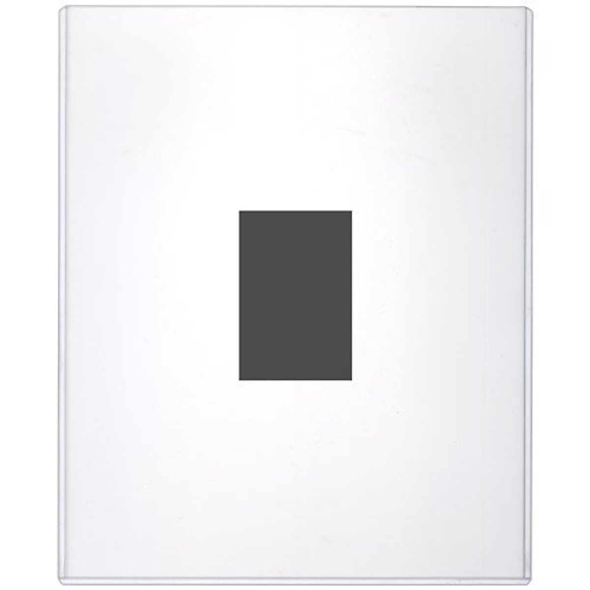 StoreSMART - Magnetic-Back Rigid Protectors 5-Pack - 8" x 10" - Clear Plastic Sign Holders - Refrigerator or Locker Magnet - Top Loaders - HPP8X10M-5