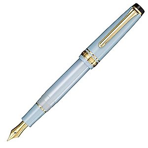 Sailor 11-1224-301 Fountain Pen, SHIKIORI Snow Moon Sky Leaf, Spring Sky, Medium Point