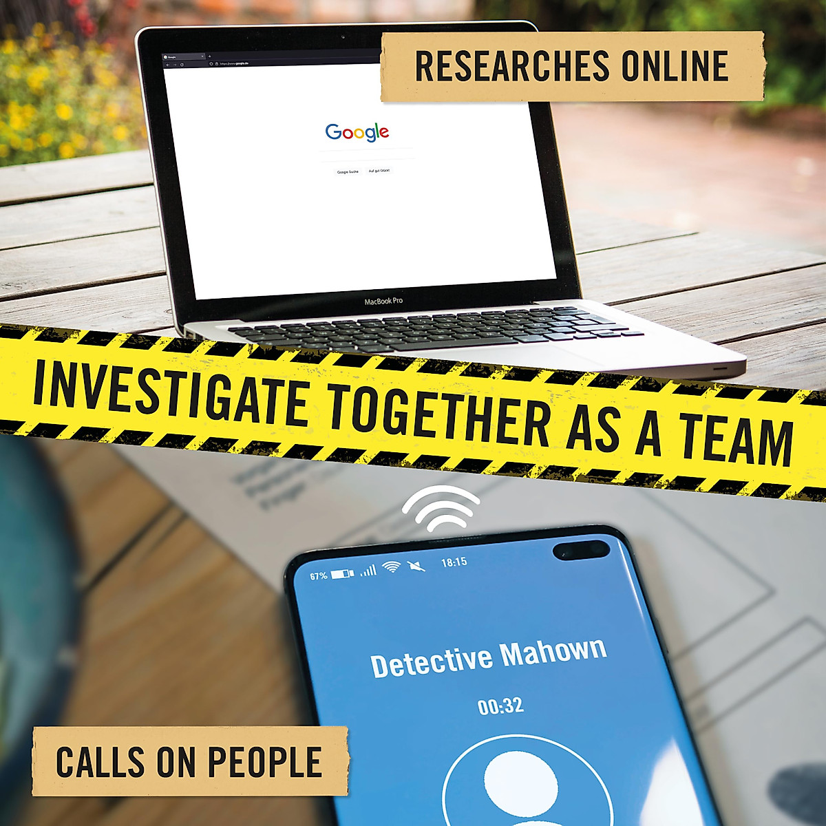 Hidden Games Crime Scene - The Midnight Crown - USA - Realistic Crime Scene Game, exciting Detective Game, Murder Mystery Game