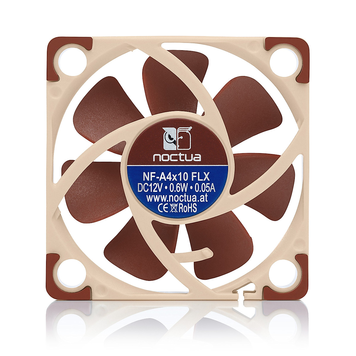 Noctua NF-A4x10 FLX, Premium Quiet Fan, 3-Pin (40x10mm, Brown)