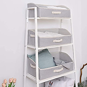 GRANNY SAYS Bundle of 3-Pack Trapezoid Storage Bins & 3-Pack Rectangle Storage Bins