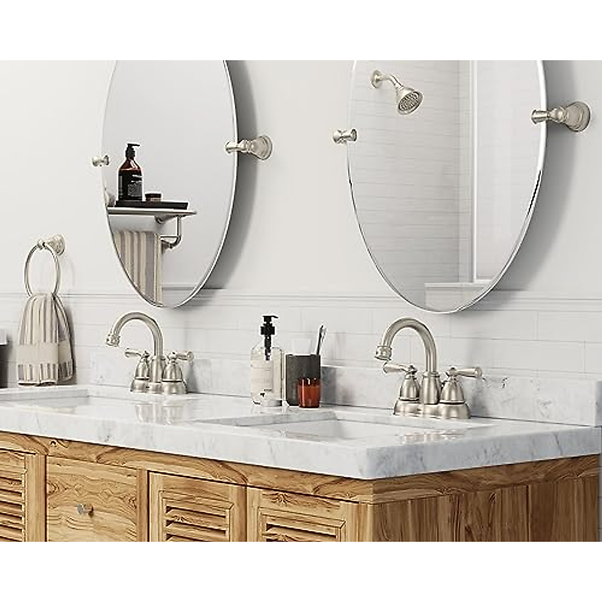 Moen Y2686BN Banbury Hand Towel Ring, Brushed Nickel