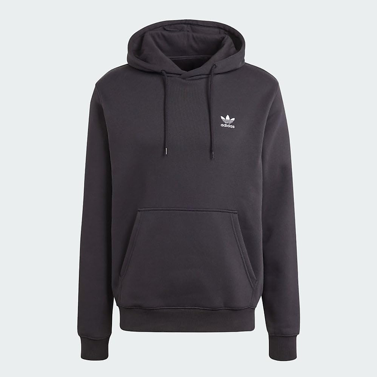 adidas Originals Men's Trefoil Essentials Hoodie, Black, Medium