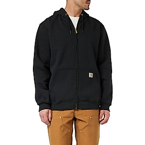 CarharttmensLoose Fit Midweight Full-Zip SweatshirtBlackLarge