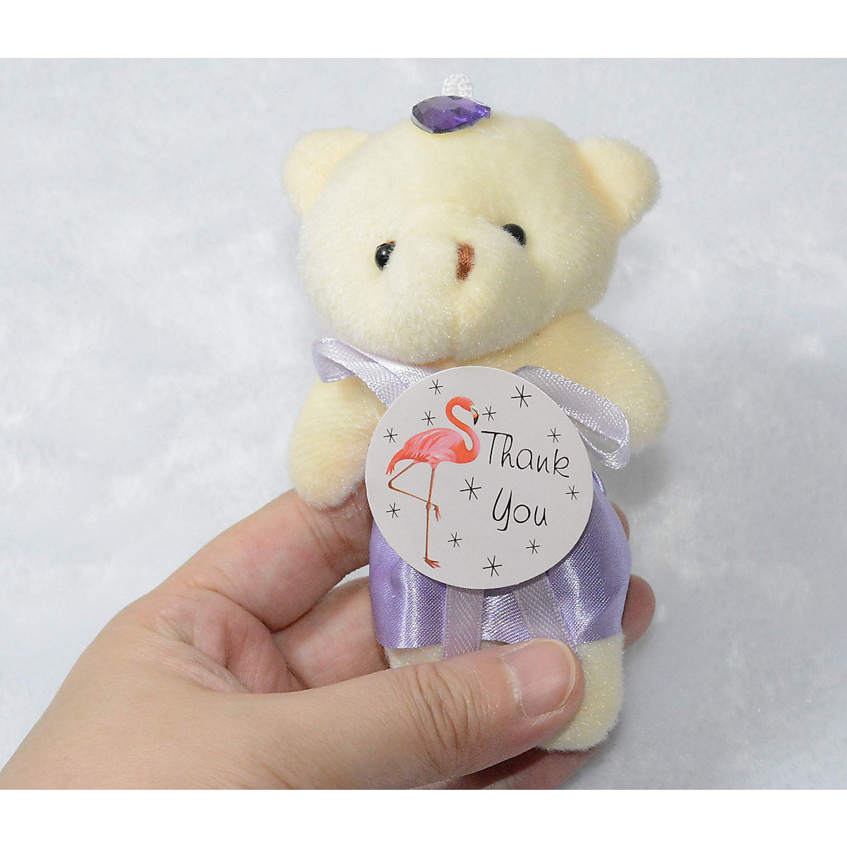 240 Pcs Thank You Flamingo 1.4 Inch Self Adhesive Stickers, for Scrapbooking and Kid DIY Arts Crafts (Thank You 240pcs-flamingo)