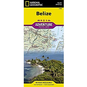 Belize Map (National Geographic Adventure Map, 3106)