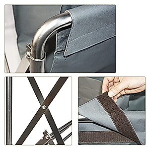 tonchean Laundry Basket on Wheels, Commercial Rolling Laundry Trolley, Heavy-Duty Collapsible Laundry Hamper Sorter Cart for Industrial/Hotel/Home