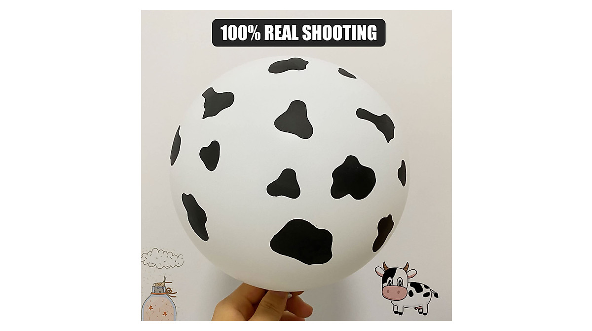 Giant Cow Balloons Set - 26pcs Farm Party Decor