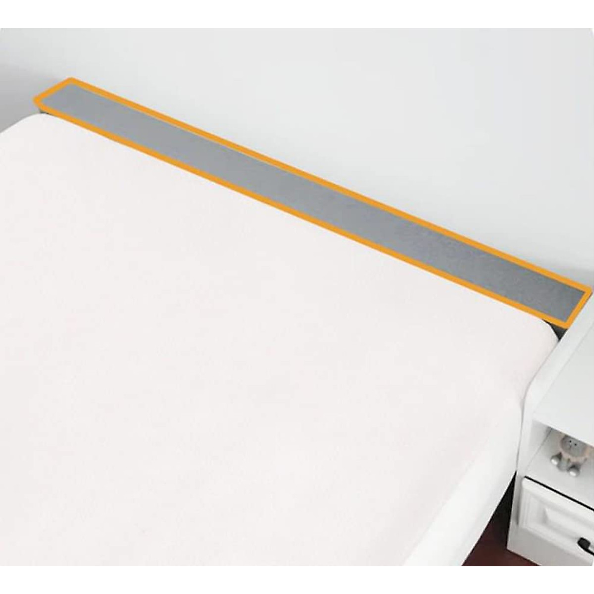 JCANT Rectangle Bed Bridge Wall Mattress Gap Filler,Washable Cover,Bed Bumpers Bed Guard Mattress Extender for Queen, King, Full Bed