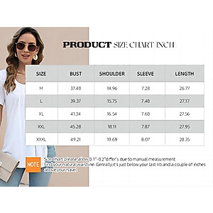 BeadChica Women's Tunic Tops To Wear With Leggings Short Sleeve Shirts Botton Up Casual Ruched Blouses Clothing Contrast-XL