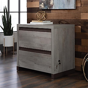 Pemberly Row Engineered Wood 2-Drawers Lateral File Cabinet Mystic Oak