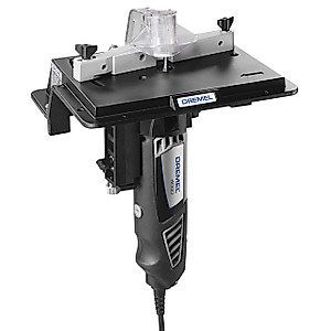 Dremel 4300-9/64 Rotary Tool Kit with Flex Shaft- 9 Attachments & 64 Accessories- Engraver, Router, Sander, and Polisher & 231 Portable Rotary Tool Shaper and Router Table- Woodworking Attachment