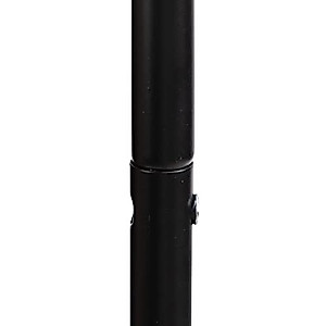 DOEWORKS Large Laundry Rolling Garment Cart for Lavatory, Metal Laundry Basket Sorters Garment Bulter Storage Rack with Wheels, Black