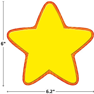 Teacher Created Resources Yellow Stars Accents (4591)