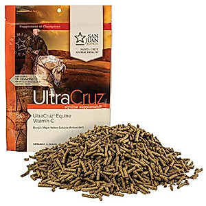 UltraCruz Equine Vitamin C Supplement for Horses, 1 lb, Powder (50 Day Supply)