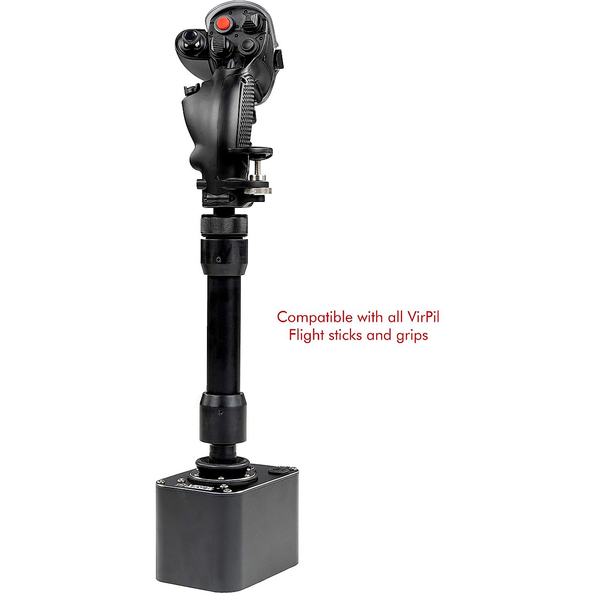 Flight Stick Grip Extension Kit Configuration #7 Compatible with Thrustmaster Warthog, F-16C Viper HOTAS, F/A 18, VirPil, WinWing and Moza AB9 Flight Sticks And Bases