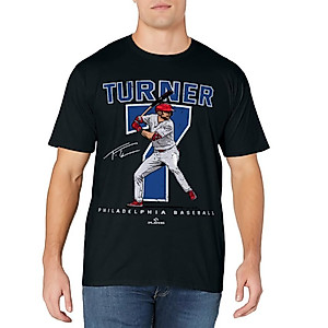 Number and Portrait Trea Turner Philadelphia MLBPA T-Shirt