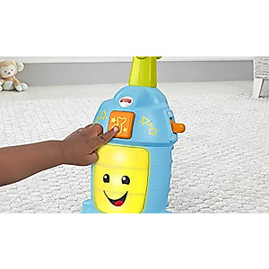 Fisher-Price Laugh & Learn Toddler Toy Light-Up Learning Vacuum Musical Push Along For Pretend Play Ages 1+ Years