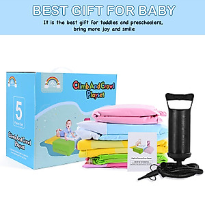 Playtime by Magifire Inflatable Climbing Blocks: Increase Motor Skills with This Dessert Themed 5-Piece Set, Toys, Safe for Kids with BPA-Free Plastic, Gifts for Toddlers 1-3