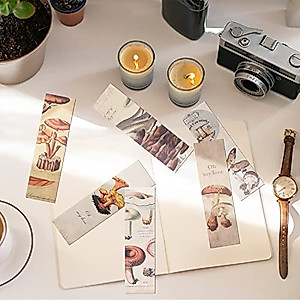cobee Vintage Paper Bookmarks, 30 Pieces Classic Reading Bookmarks Aesthetics Book Markers for Book Lovers Gift for Women Men Teachers Students Friends(A)