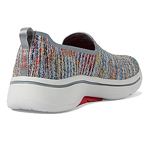 Skechers Go Walk Arch Fit Multicolored Knit Gray/Multi 7 B (M)