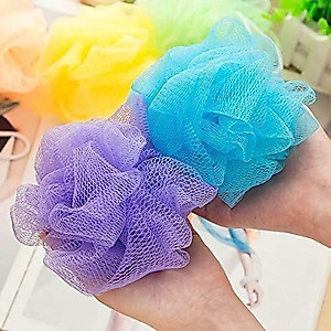 WAITLOVER Color Bath Ball Bath Wipe Bath Flower Bath Towel Body Bathroom Bath Supplies Wipe Matching C4y4 Ball Anti-Scatter Bath R9b9