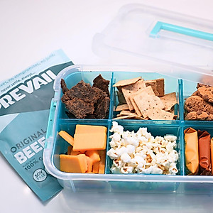 PREVAIL Original Grass-Fed Beef Jerky | Soy Free | 100% Grass-Fed | Gluten Free Snacks | High Protein Snacks | Free of Preservatives | No GMO's | Pack of (3) Bags | 2.25oz