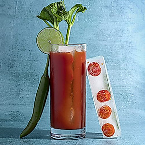 DRINKSPLINKS Long Ice Cube Tray Water Bottle Shaped Premium Silicone Mold Freezer Tray & Tumbler Ice Mold | Water Bottle Ice Cube Tray I Long Ice Cube Sticks