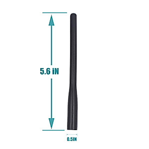 3pc Standard STD-CAT460 Helical Antenna Compatible for Standard Horizon HX270S HX280S HX290 HX300 HX370S HX400 HX460 HX500S HX751 HX850S HX851