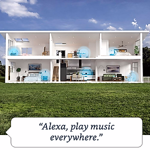 Echo Dot (4th Gen) | Twilight Blue with Sengled Bluetooth bulb | Alexa smart home starter kit