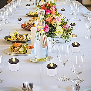 Solar Lantern Tea Lights Candles, Flameless Rechargeable Flickering LED Candle Lights, Outdoor Waterproof for Garden, Yard, Pathway, Balcony, Wedding, Party, Holidays, Home Décor