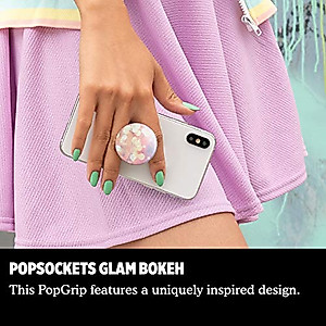 PopSockets: PopGrip with Swappable Top for Phones and Tablets - Glam Bokeh