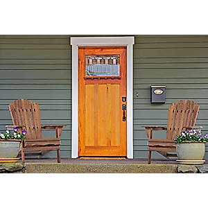 Half Pre-Assembled Folding Adirondack Chair Set of 2, Outdoor Wooden Patio Chair for Garden Lawn Backyard Deck Firepit