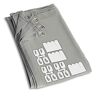 Reaper Brothers Spooky Halloween Hollusion Digital Decoration Kit Includes 8 AtmosFX Video Effects for Halloween Plus HD Super Bright Projector and 5.5' x 9' Holographic Projection Screen