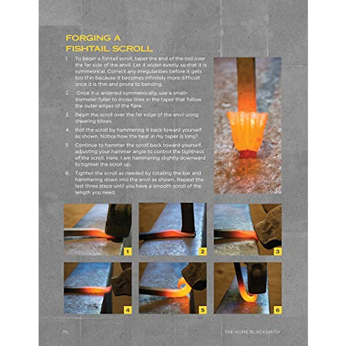 The Home Blacksmith: Tools, Techniques, and 40 Practical Projects for the Home Blacksmith (Fox Chapel Publishing) Beginner's Guide; Step-by-Step Directions & Over 500 Photos to Help You Start Smithing