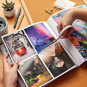 3-in-1 Vision Board Kit - Clip Art Book, Cork Board, Push Pins - A Complete Mood Board Set for Scrapbooking - Collage Journal - Goal Pictures and Quotes - Scrapbook Supplies (by L’Apostrophe)