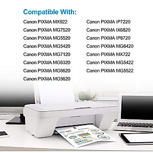 officewrod Compatible 251XL CLI251 Ink Cartridges Replacement for Canon 251 CLI-251XL (3 Yellow, 3 Cyan, Magenta, 9 Packs), Work with PIXMA MX922 MG7520 MG5520 MG5420 MG7120 color SK2503C-T2FW9745