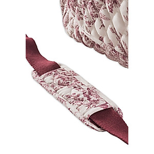 Maison d' Hermine Weekend Bag Cotton Quilted Duffel Overnight Luggage Weekender Gym Bag for Gifts Travel Men Women Business Travellers Family Trip, The Miller - Red