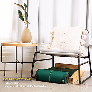 PRO PUTT 10 Foot Indoor Putting Green with Ball Return by GBD Sports - Putting Mat - Golf Gifts for Men & Women - Putting Matt for Indoors - Golf Putting Mat - Golf Training Accessories