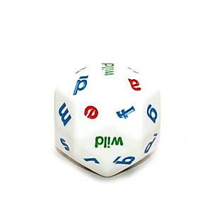 Koplow Individual White Alphabet Dice 30mm d30