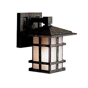 Kichler 9128AGZ Cross Creek Outdoor Wall 1-Light, Aged Bronze