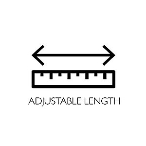 Design House 205823 Adjustable Hanging Closet Rod 30 48-Inch, White Finish, inch inch